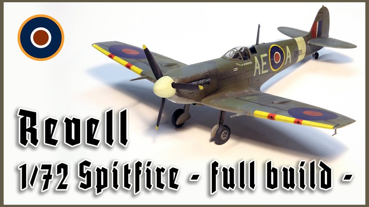 Full video build - 1/72 Revell Spitfire Mk Vb - YouTube