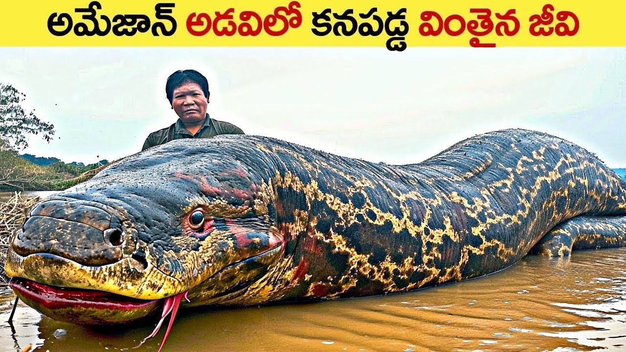 🔵 భయంకరమైన జంతువులు | Deadliest Extinct Creatures Of The Amazon | amazon Extinct animals in ...