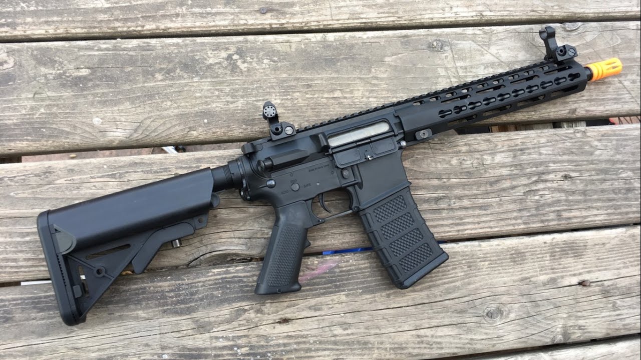 Classic Army Skirmish Line - Keymod M4 AEG - YouTube