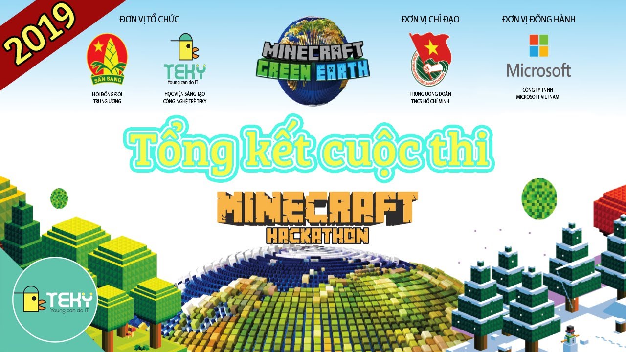 TEKY ACADEMY - Tổng kết cuộc thi Minecraft Hackathon 2019 - YouTube