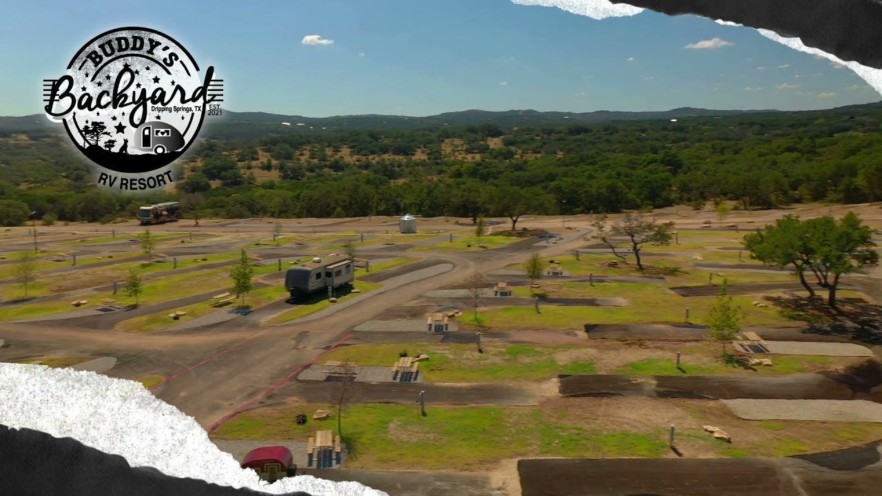 Buddy's Backyard RV Resort | Texas Hill Country RV Park - YouTube