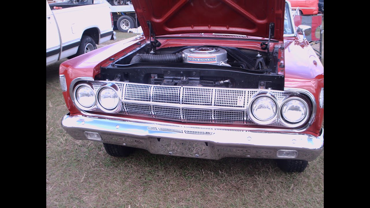 1964 Mercury Comet Cyclone Convertible Red SumterFG010415 - YouTube