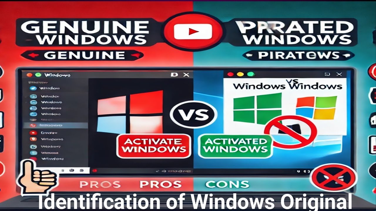 How to Check if Your Windows is GENUINE or PIRATED (Pros & Cons ...