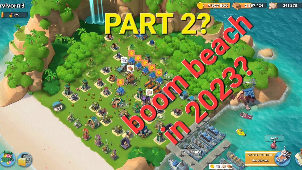 JUST GETTING RESOURCES AND BUNK OUT 🤣 BOOM BEACH 2023! - YouTube