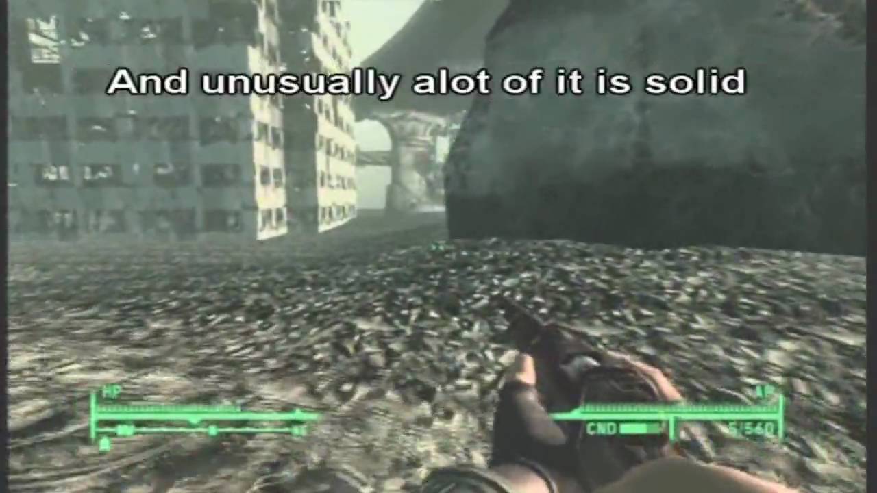 Fallout 3 glitches- Out of outcast outpost, them there giant motorways ...
