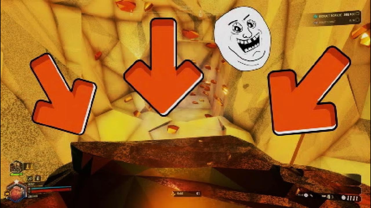 How to find compressed gold chunks - Deep Rock Galactic! - YouTube