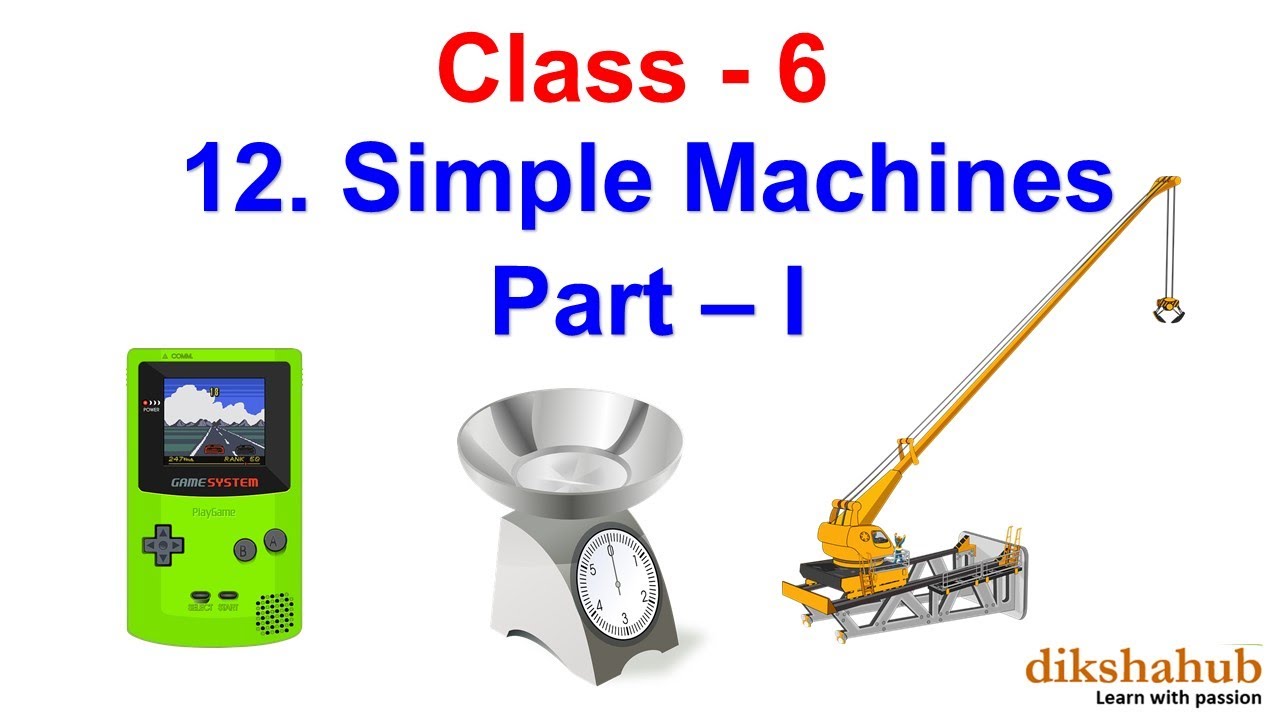 Class 6 - 12.Simple Machines - Part I | Maharashtra State Board ...