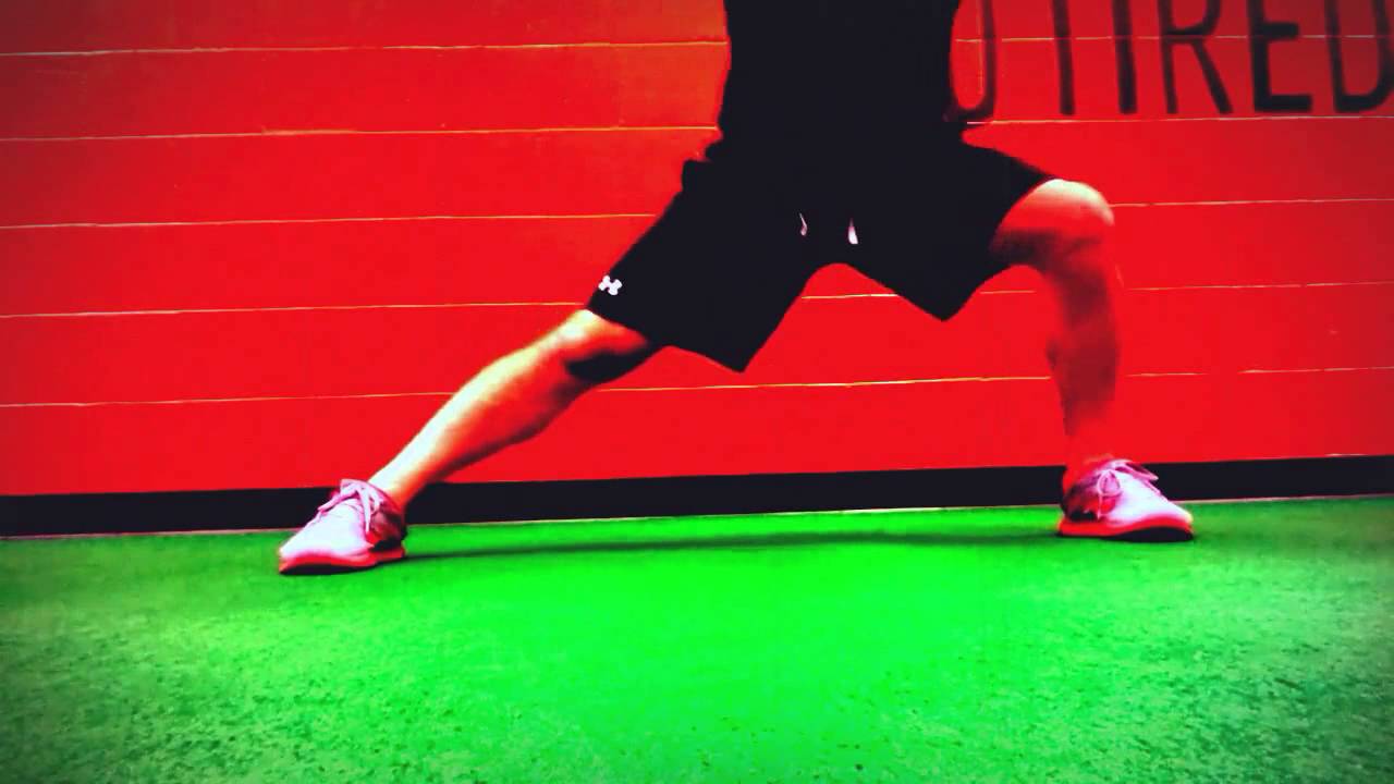 How to do the Lateral Squat Exercise - YouTube