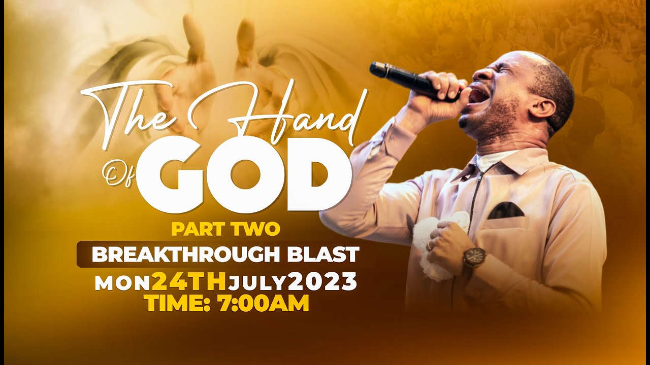 THE HAND OF GOD 2 // BREAKTHROUGH BLAST WITH REV. NTIA I. NTIA - MONDAY ...