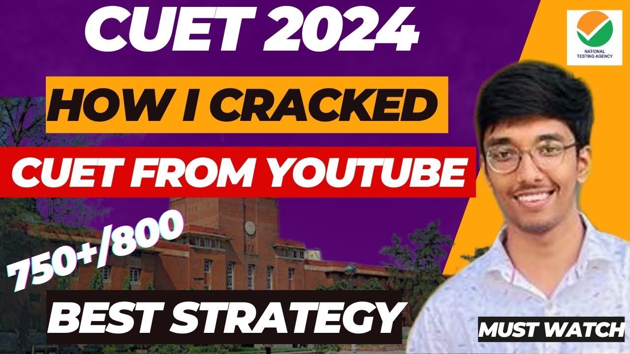 CUET 2024 | Crack Cuet from Youtube🔥| Preparation Strategy🎓| #delhiuniversity #cuet2024 #cuet ...