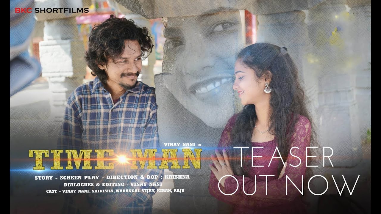 TIME MAN Trailer Short Film | 2023 | Vinay | Sheerisha | Wgl Vijay # ...