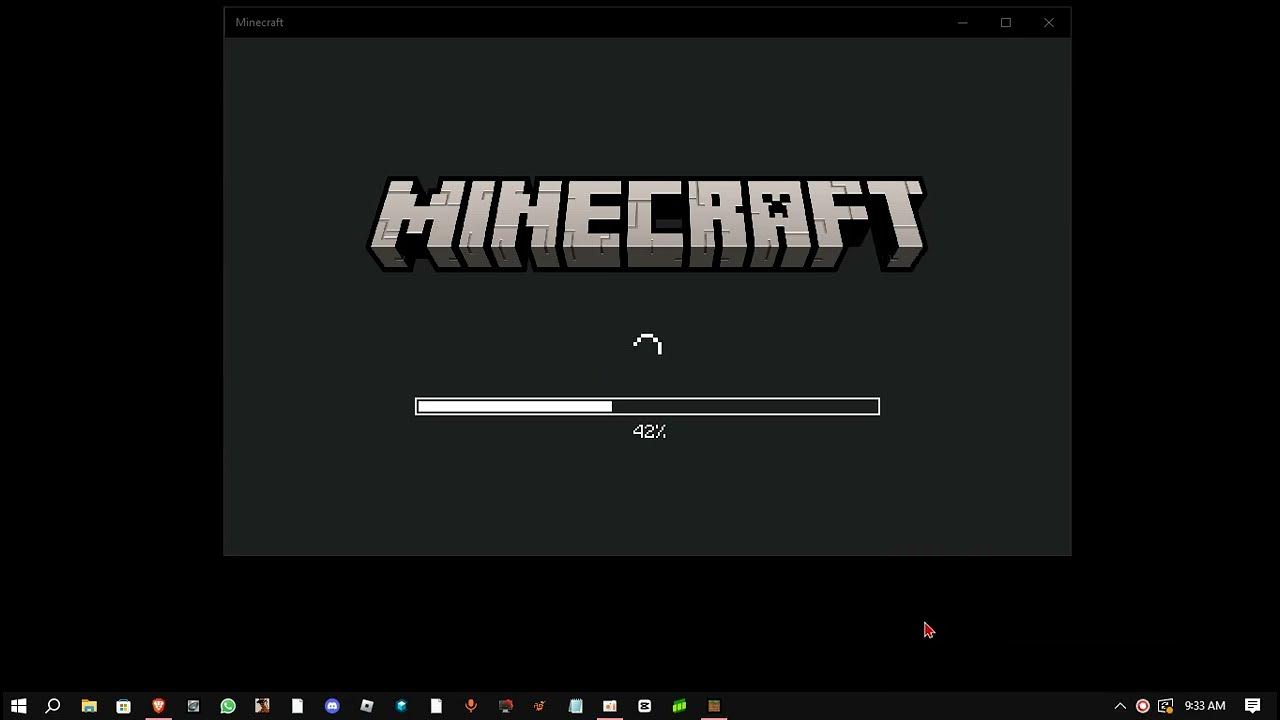 How to fix minecraft bedrock stuck at 42% (100% working trick) - YouTube