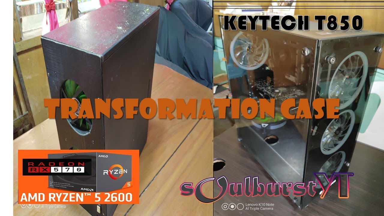 KEYTECH T850 OLD TO NEW CASE - YouTube