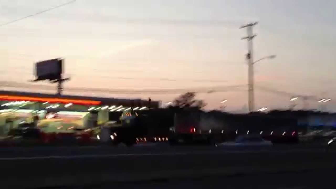 Custom International Eagle 9300 end dump - YouTube