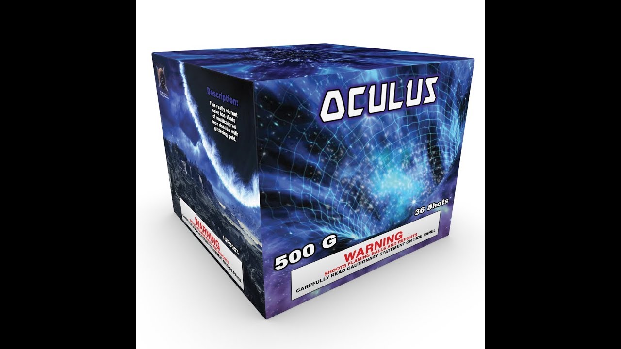 OCULUS - 500G CAKE - PLANET X FIREWORKS - YouTube