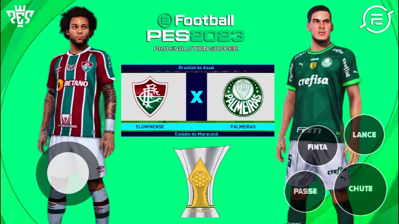 PES 2023 MOBILE ANDROID GRÁFICOS PS5 SUL-AMERICANO & EUROPA | THEME ...