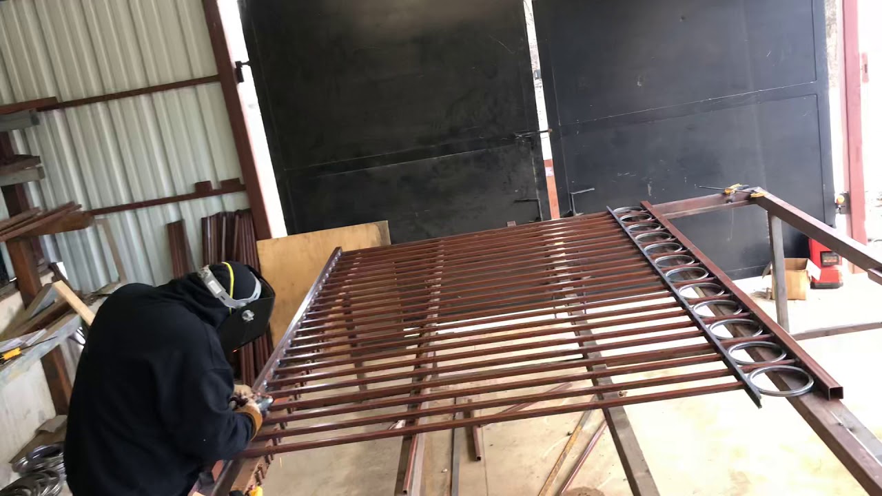 How To Build An Iron Fence - DFW Fence Contractor - YouTube