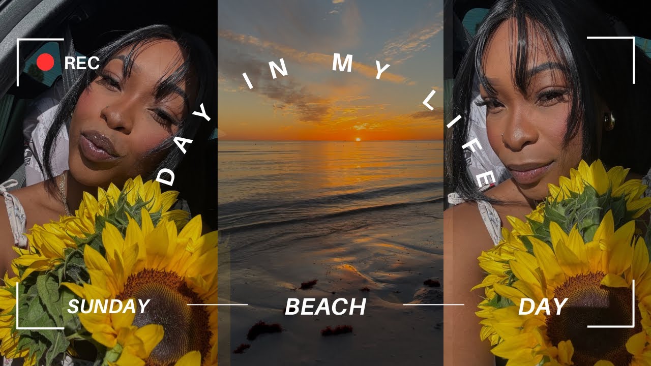 A day in my life (Sunday funday, lets go to the beach) - YouTube