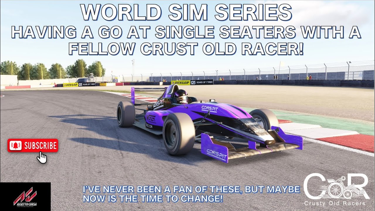 World Sim Series - Having a Go at Single Seaters with a Fellow Crusty ...