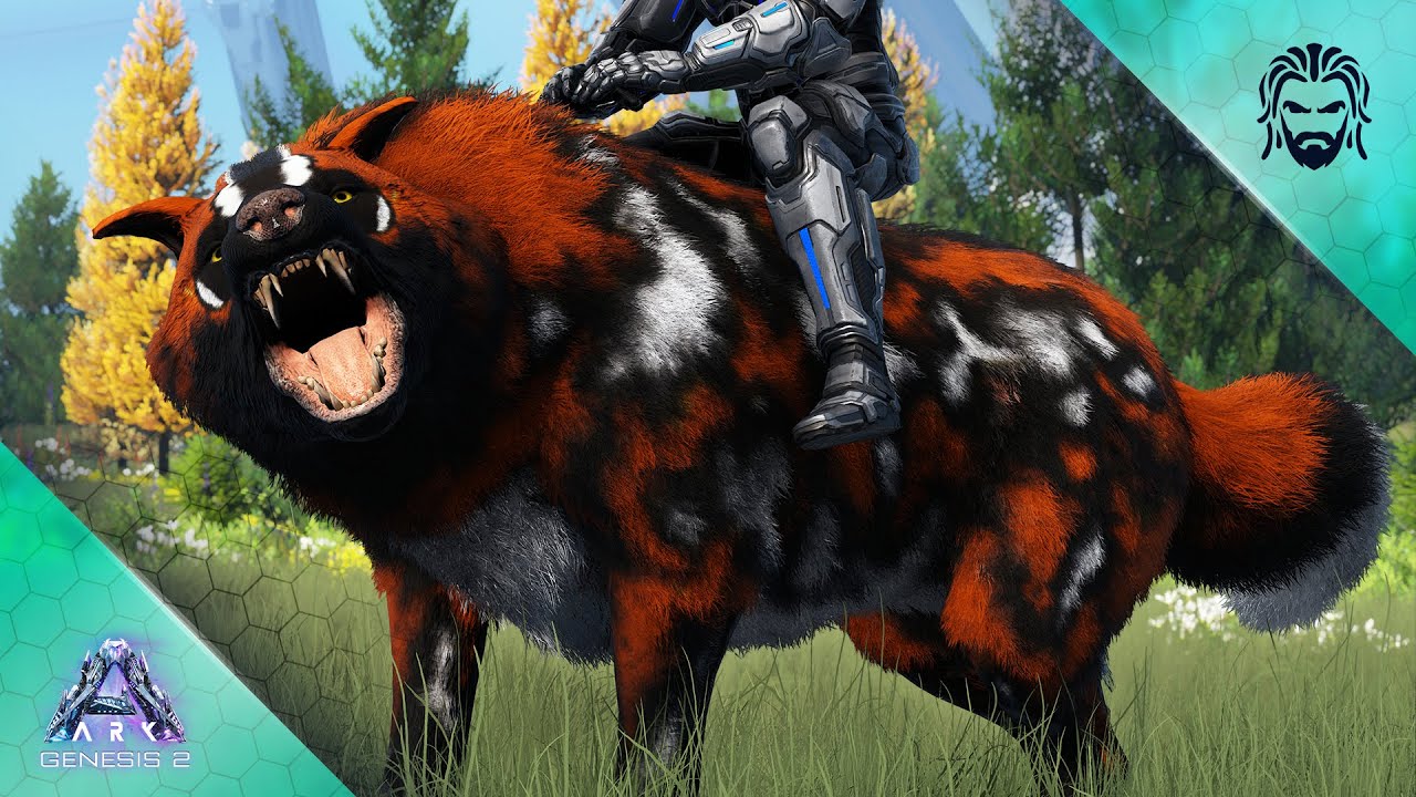 Taming the Most Beautiful Direwolves! - ARK Genesis Part 2 [E9] - YouTube