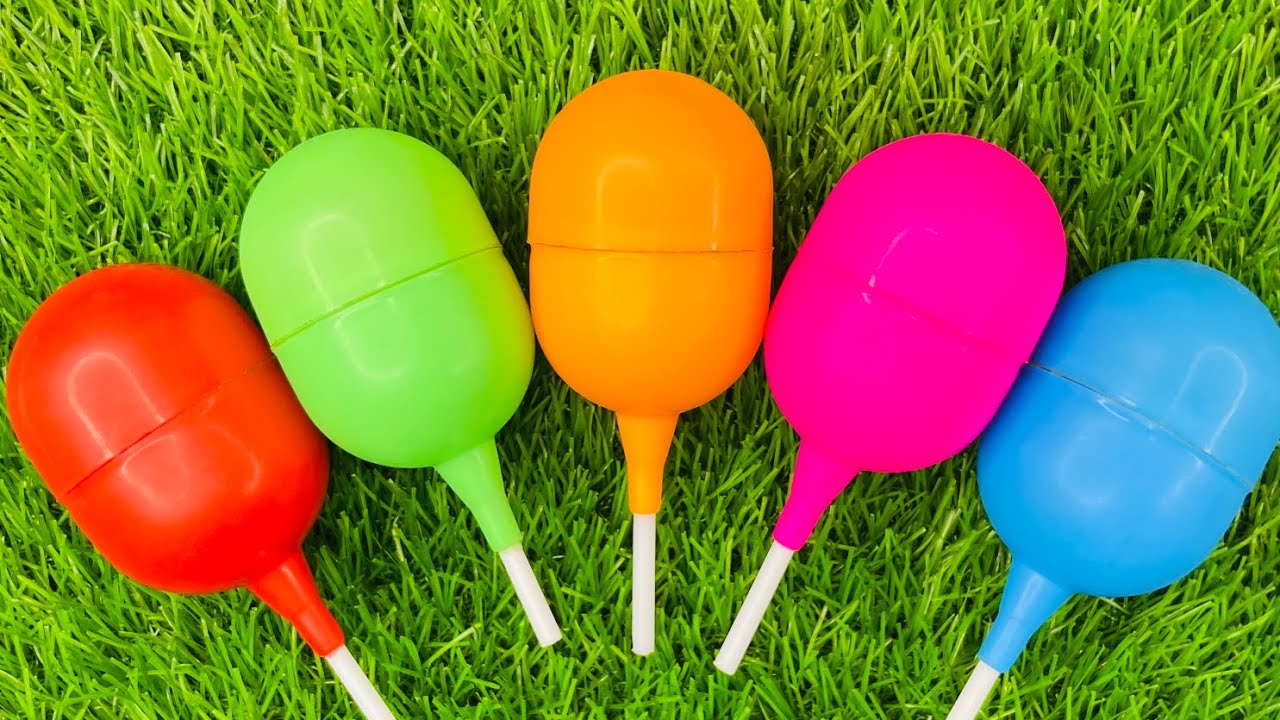 🍭Learn Colors with lollipops and Sweets | Lollipops Unpacking | ASMR ...
