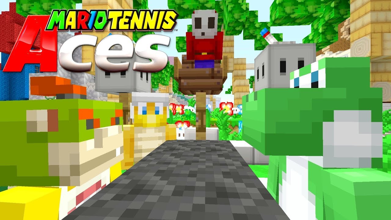 ULTIMATE MARIO TENNIS SHOWDOWN! | Nintendo Fun House | Minecraft Switch ...