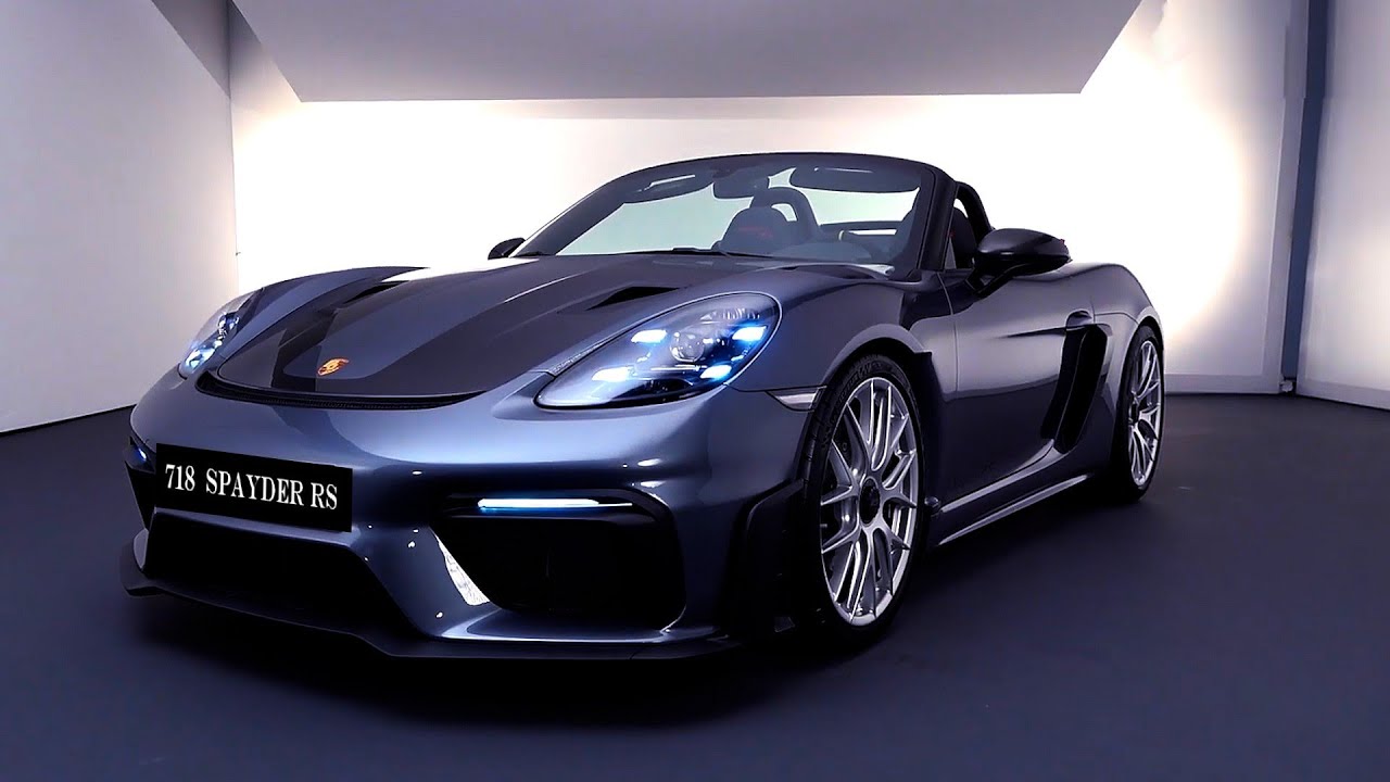 NEW 2024 Porsche 718 Spyder RS | the most aggressive Boxster model in ...