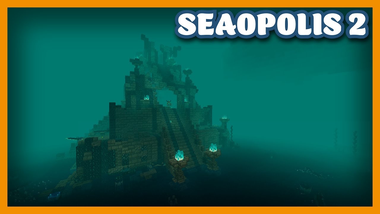 Seaopolis 2 | Ancient Temple! w/@MischiefofMice| E11 | 1.19.2 Modpack ...