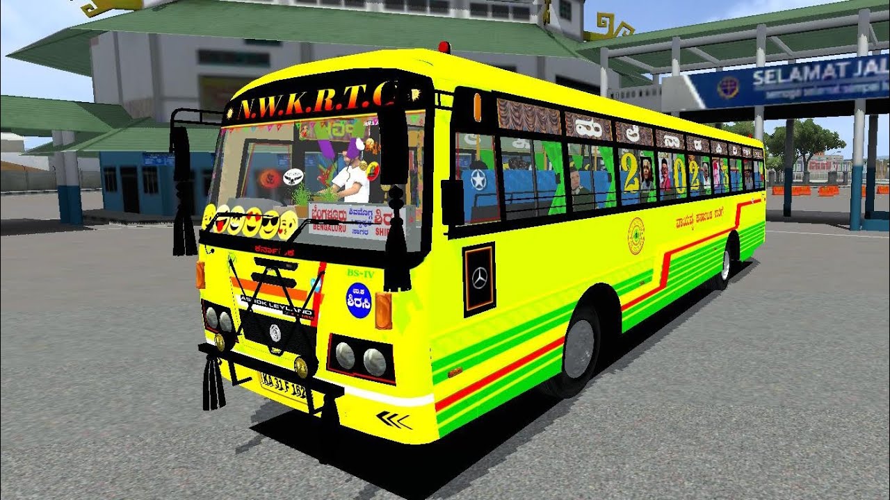 NWKSRTC Ranadeera Express Bus Livery for KSRTC KMS V1 Bus mod for ...
