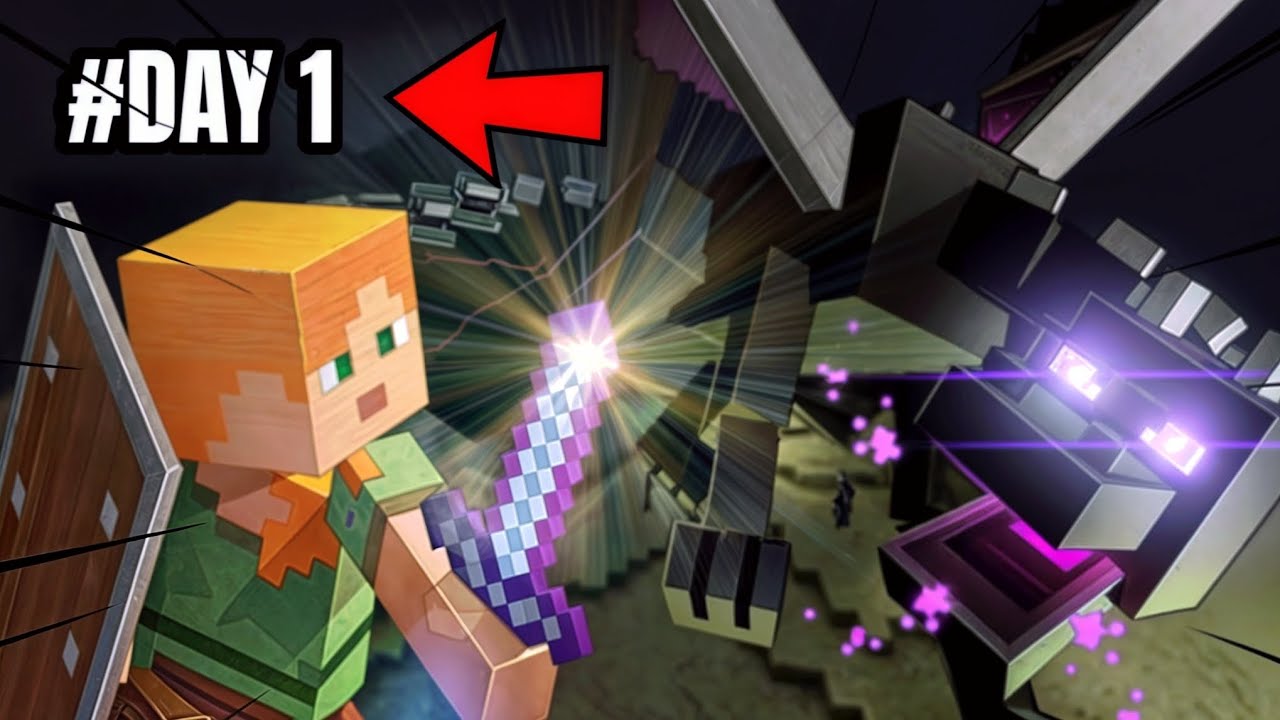 Complete Minecraft In Day - 1 - YouTube
