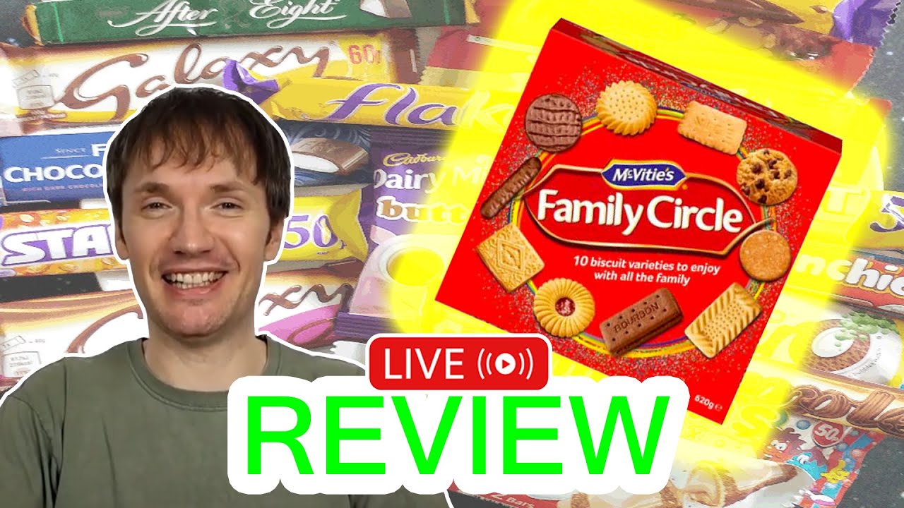 McVitie's Family Circle Biscuit Selection Review - LIVE - YouTube
