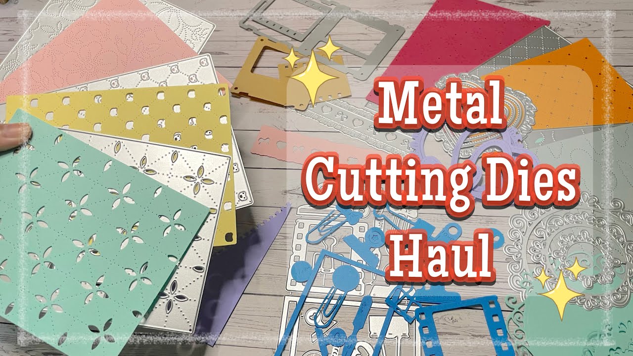 Metal cutting dies haul from AliExpress and Taobao - YouTube