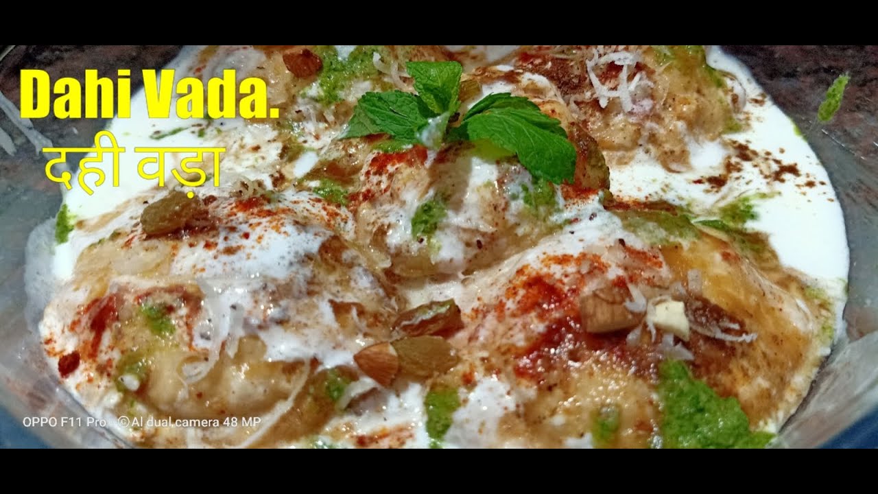 Dahi Vada Recipe | How to make stuffed dahi vada recipe | By Sister's ...