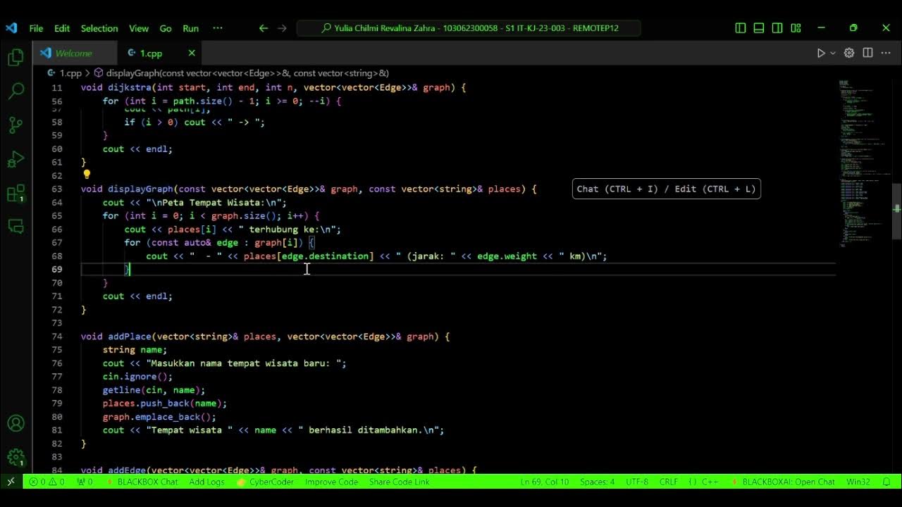 PEMROGRAMAN STRUKTUR DATA - GRAPH - YouTube