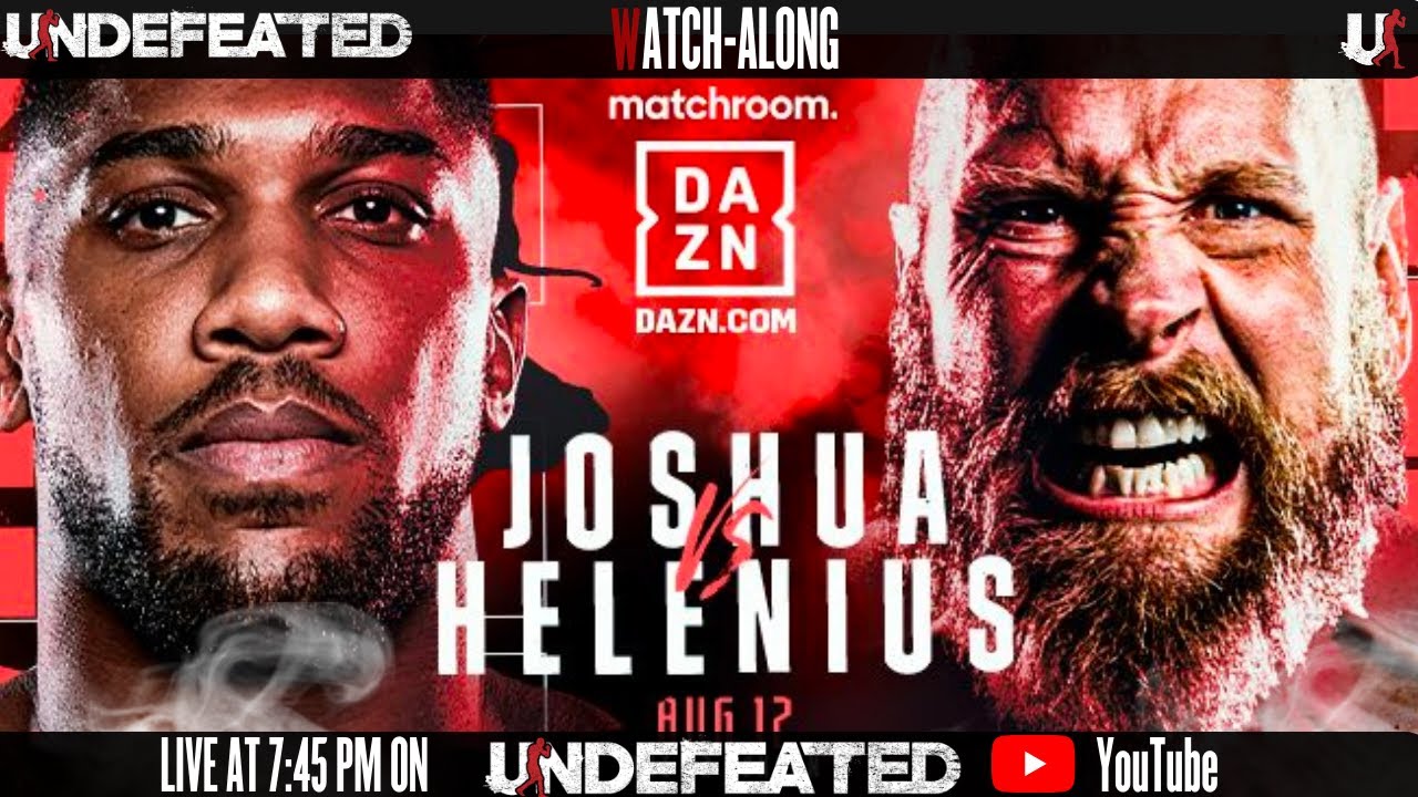 Anthony Joshua vs Robert Helenius! WATCH-ALONG! - YouTube