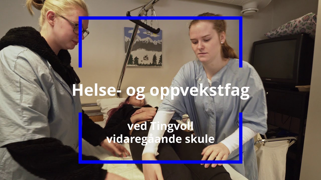Helse- og oppvekstfag på Tingvoll VGS - YouTube