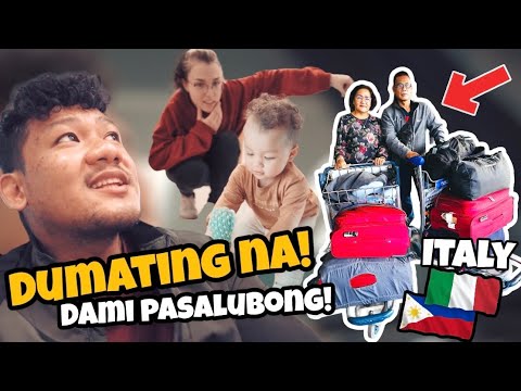 NANDITO NA SILA SA ITALY SA WAKAS! MGA PASALUBONG GALING PINAS! | NIAN FAM 🇵🇭🇮🇹 - CINE VLOG ...