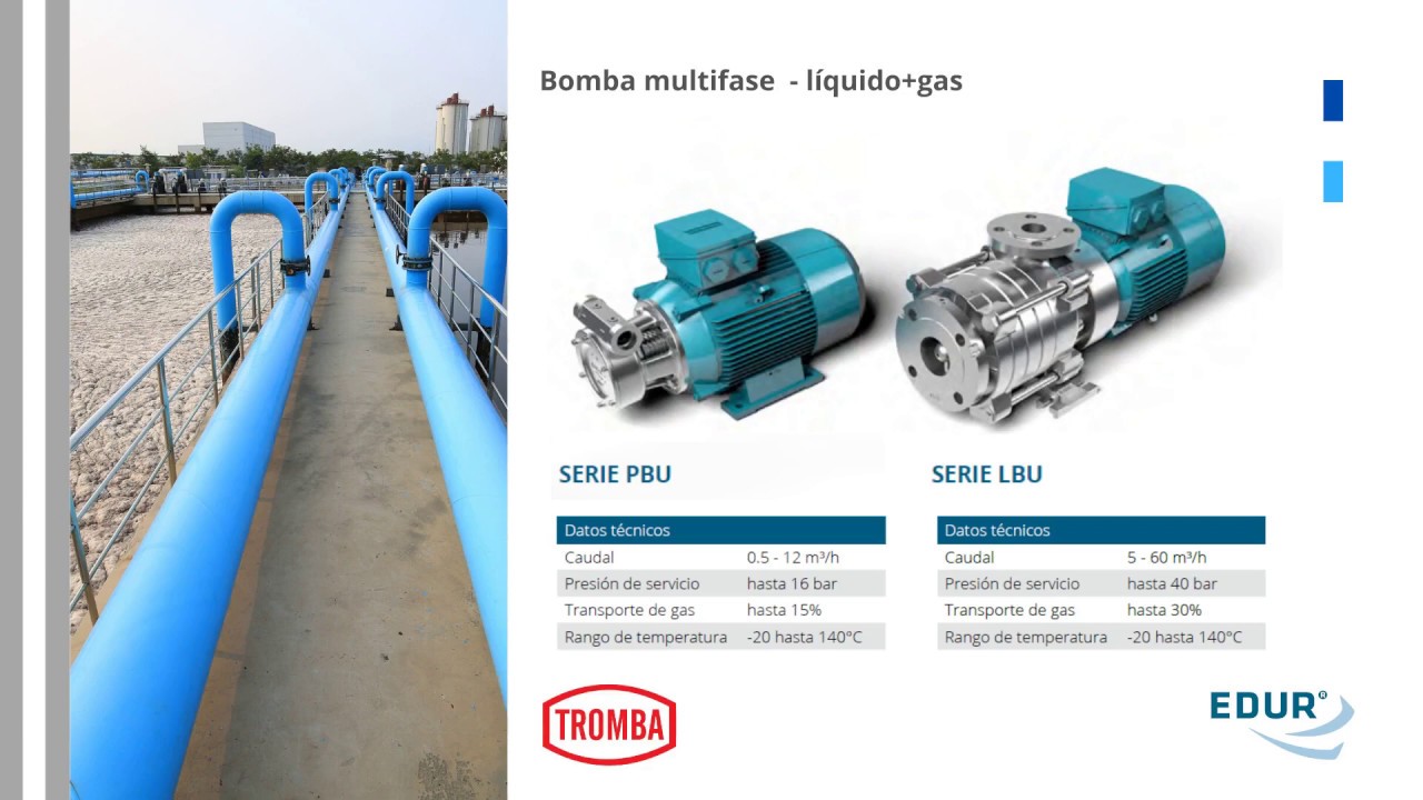 Bombas Multifase EDUR para procesos DAF - YouTube