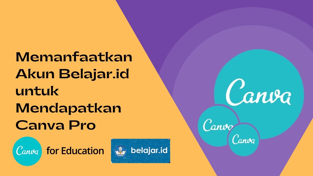Tutorial Canva Pro Memanfaatkan Akun Belajar.id untuk Canva for ...