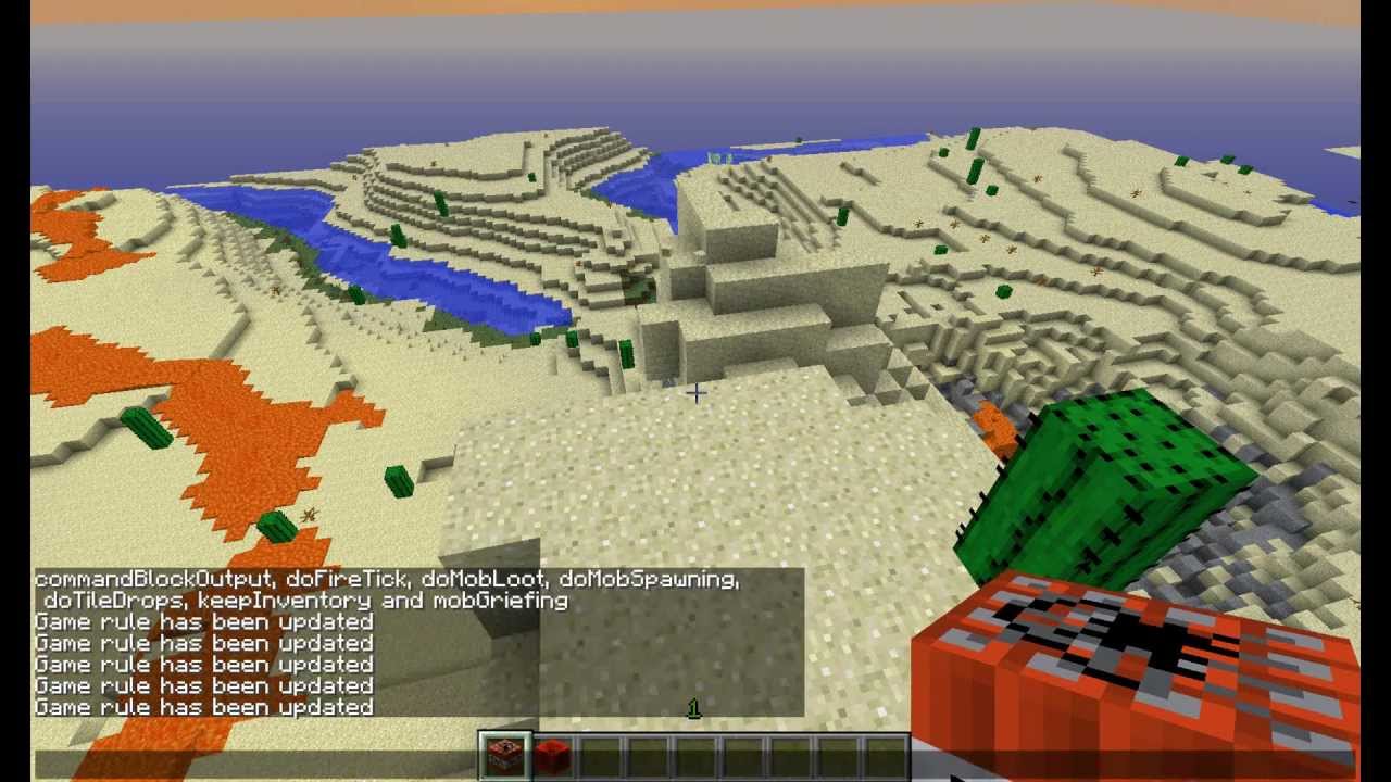 Minecraft Tutorial- How to make tnt explode, without a mess - YouTube