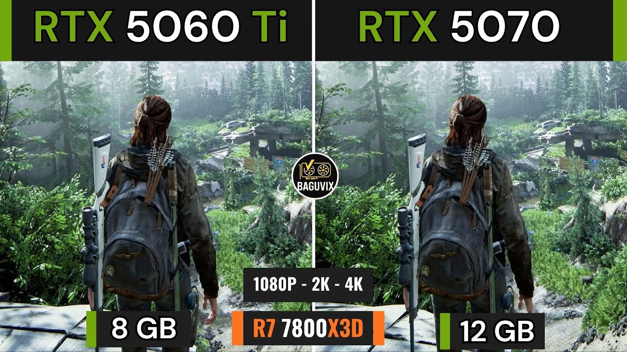 RTX 5060 Ti VS RTX 5070 Test in 20 Games - Raw FPS Only - YouTube
