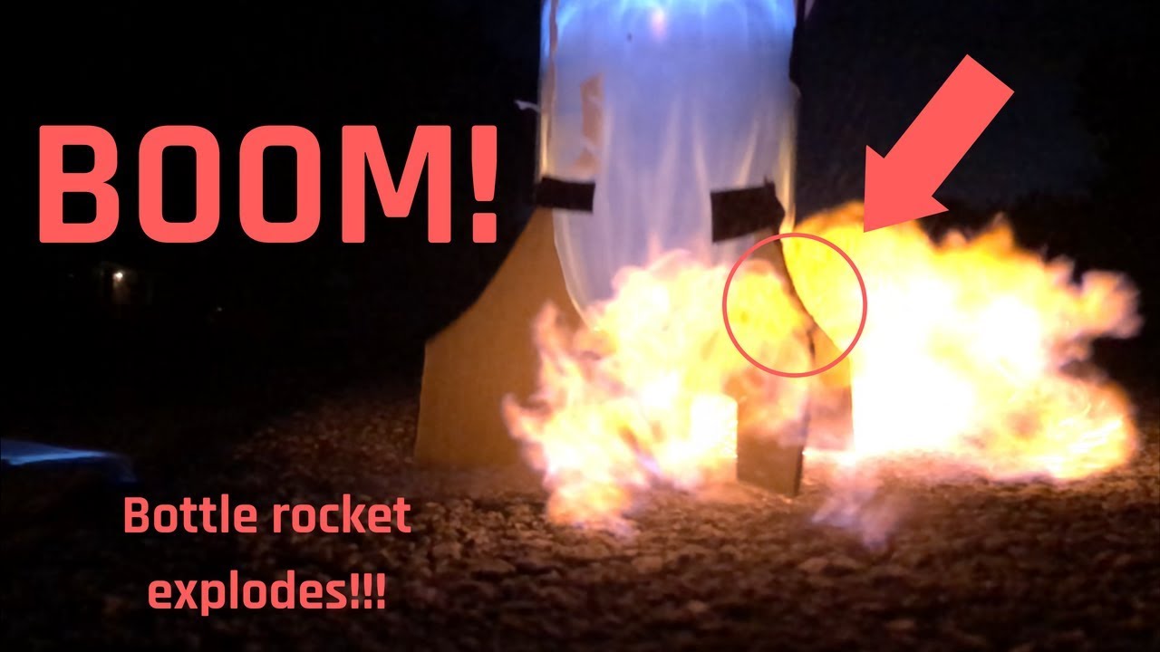 Whoosh Bottle Rocket EXPLODES!!! | HD Slow-mo | #7 - YouTube