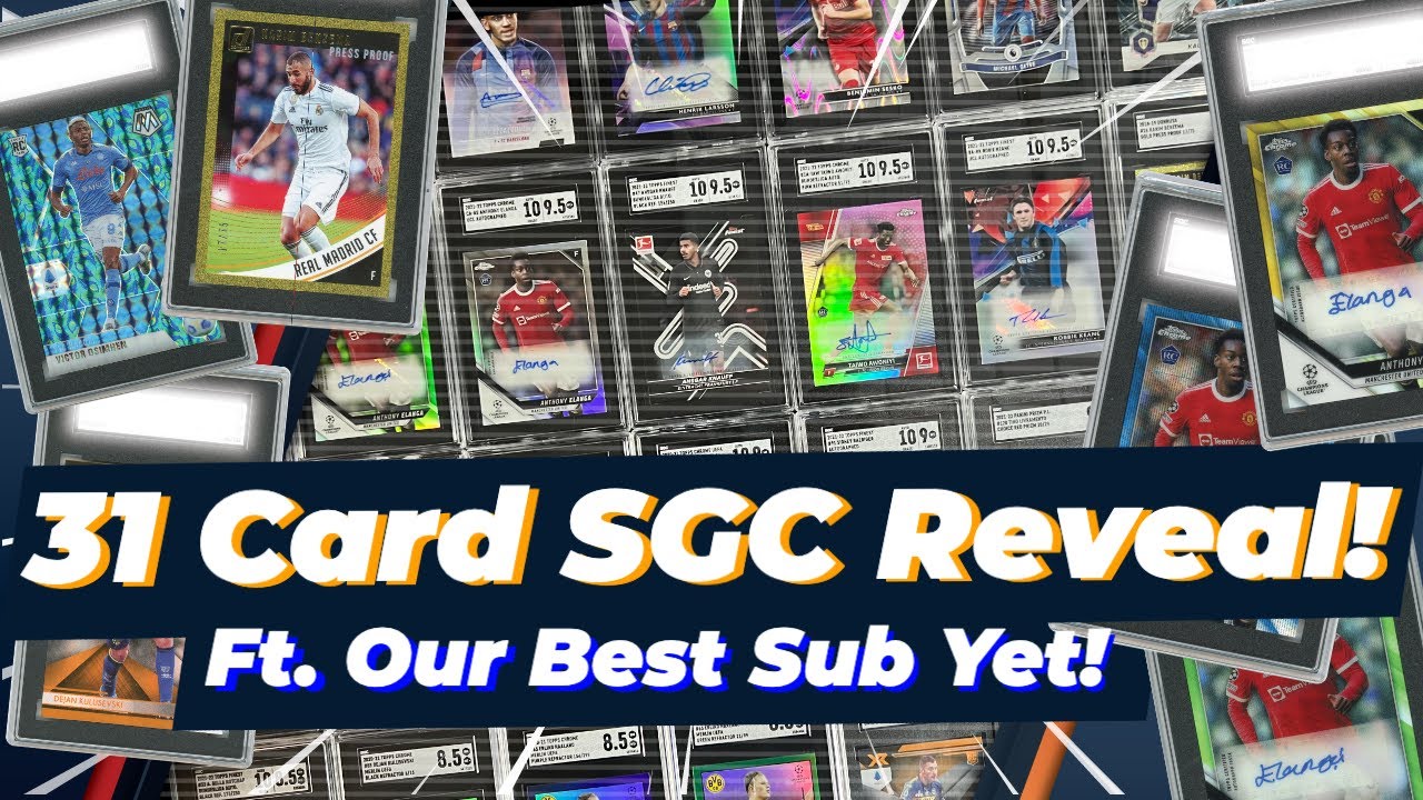 31 Card SGC Grading Reveal! Ft. Soccer Card Special! - YouTube