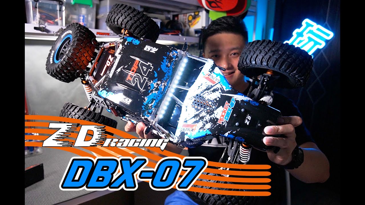 真正到手就能玩！ZD RACING DBX-07 1/7 暴力6S四驱沙漠卡车超详细开箱分享 《超人聊模型》197 - YouTube
