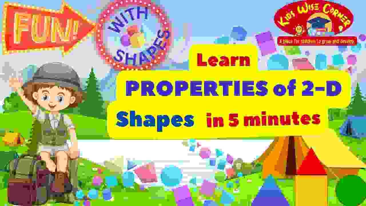 Learn Properties of 2-D Shapes in 5 minutes - YouTube