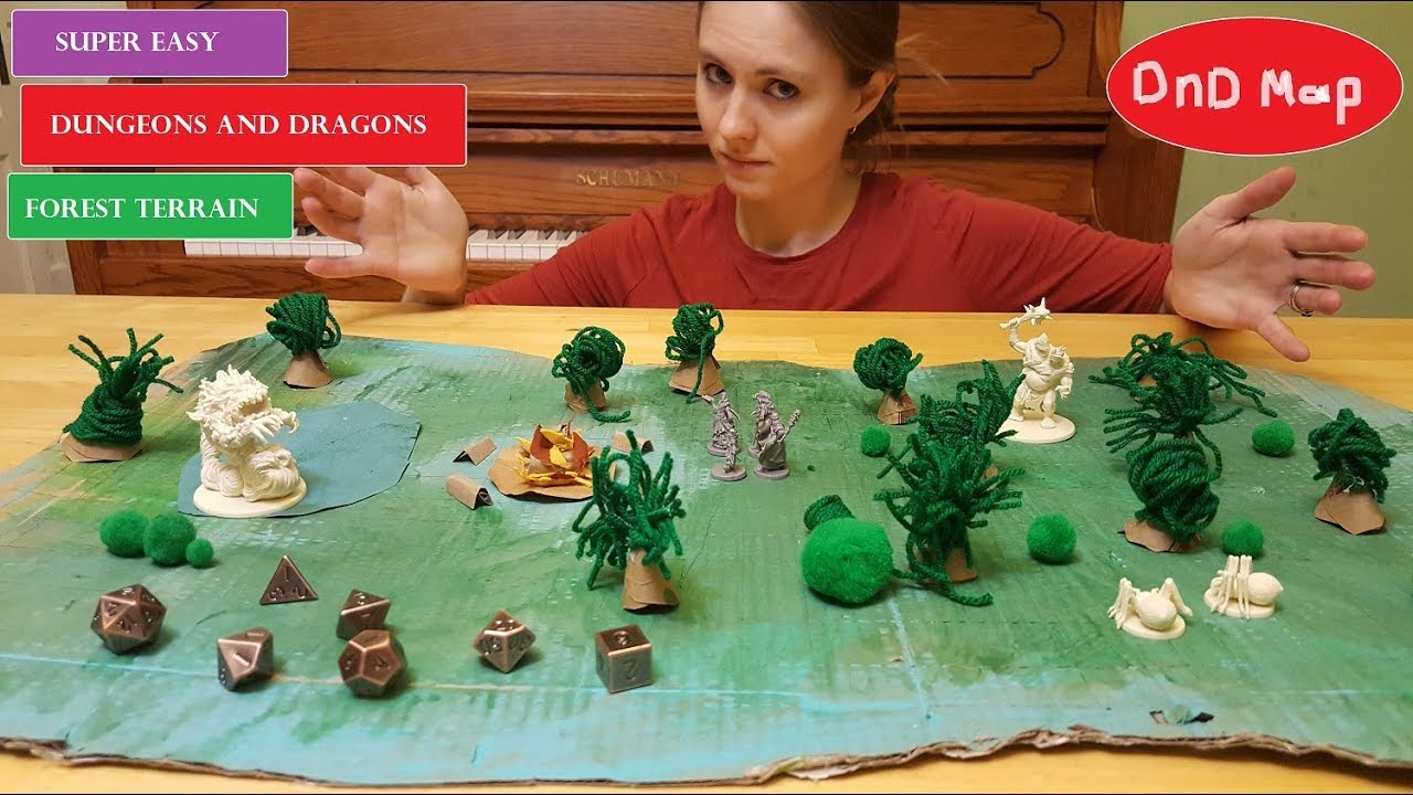 How to make a RPG Forest Terrain Map - YouTube