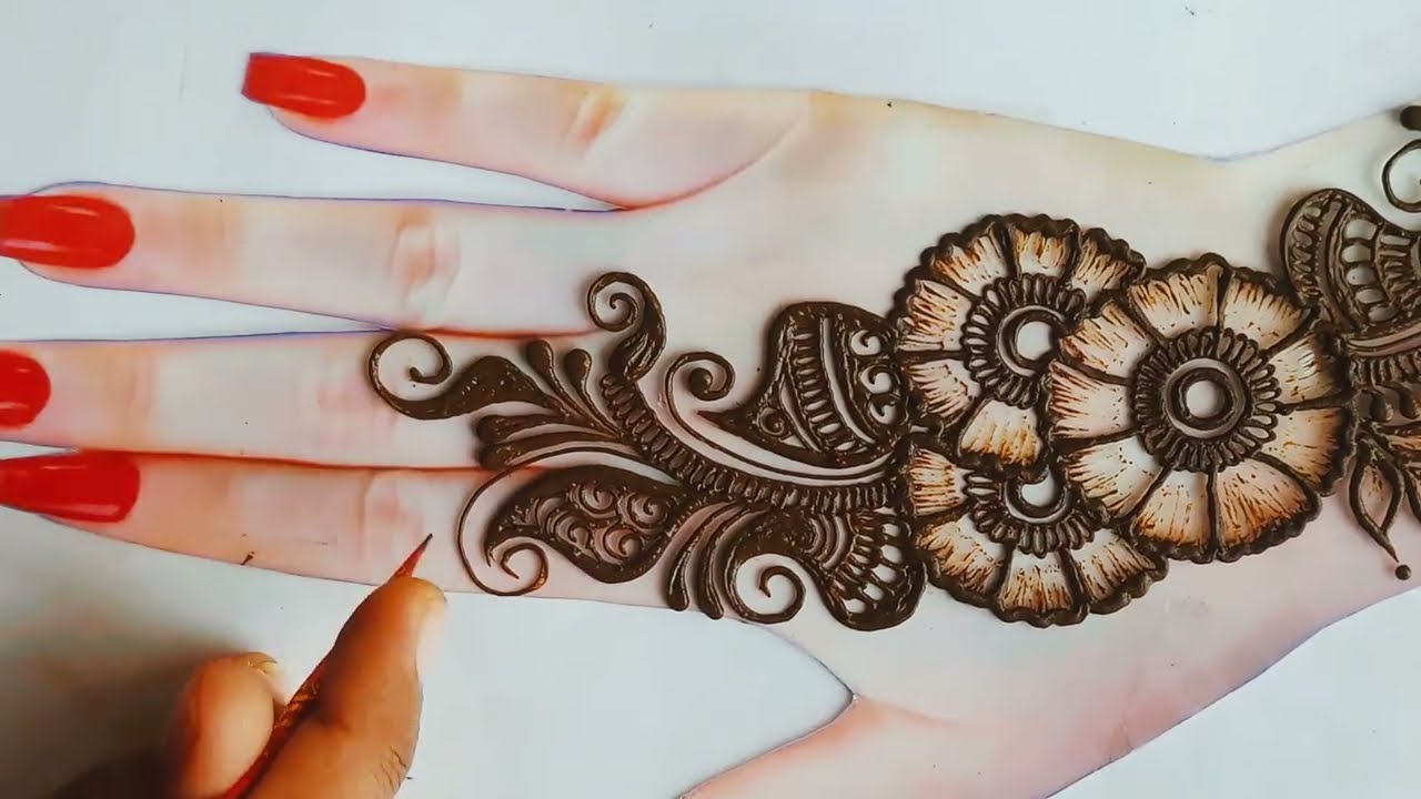 Very easy mehndi designs | mehandi ka design | mehandi design |mehandi ...