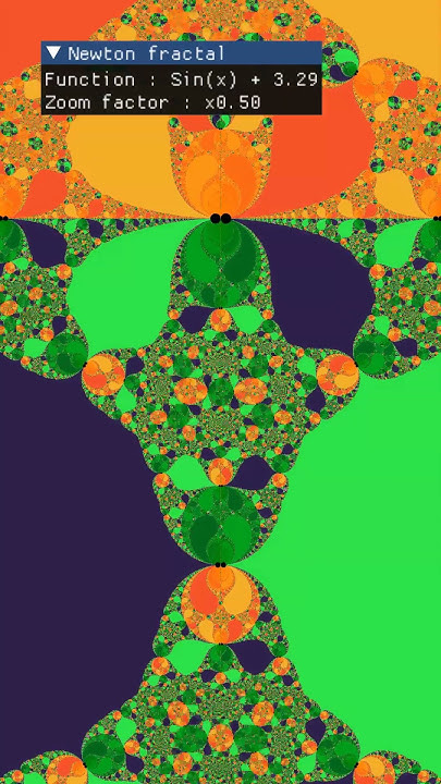 Newton fractal for Sine function. - YouTube