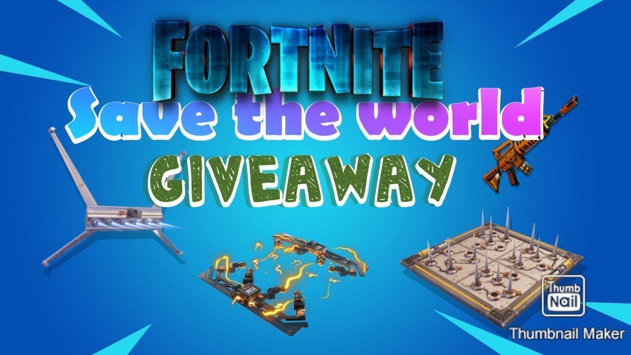 Fortnite Save the world Giveaway #stw #Fortnite - YouTube