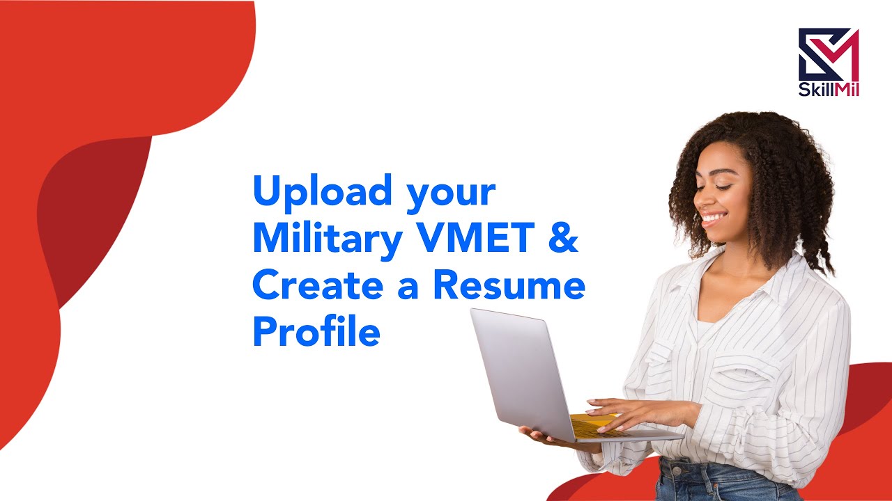 Upload your Military VMET & Create a #Resume Profile - YouTube